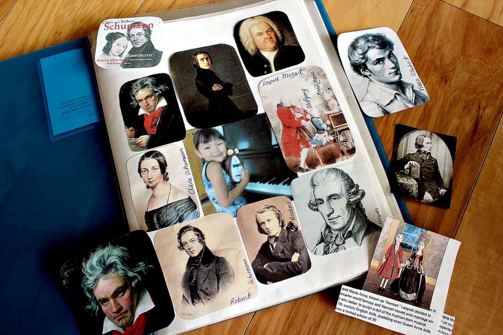 Family Photo Album with Classical Composers – Castle of Costa Mesa